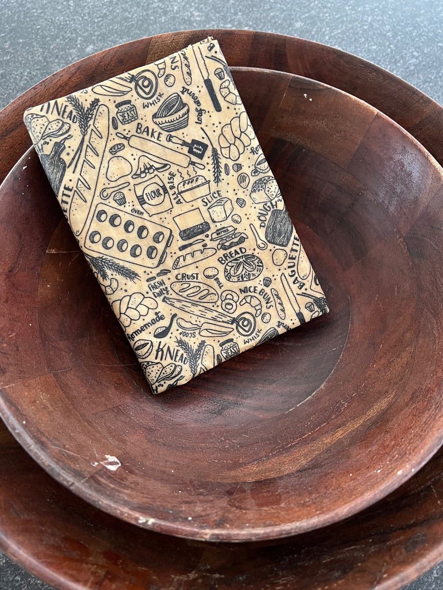 Beeswax Wrap Bread Cover Sourdough, Homemade Bread and More – Ks Got ...